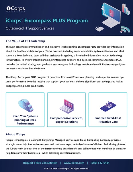 Datasheet: iCorps Encompass Program